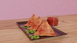 3D Samosa Models - Browse & Download Formats - TurboSquid