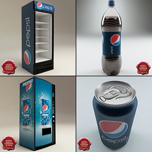 3D Pepsi Bottle Models - Browse & Download Formats - TurboSquid
