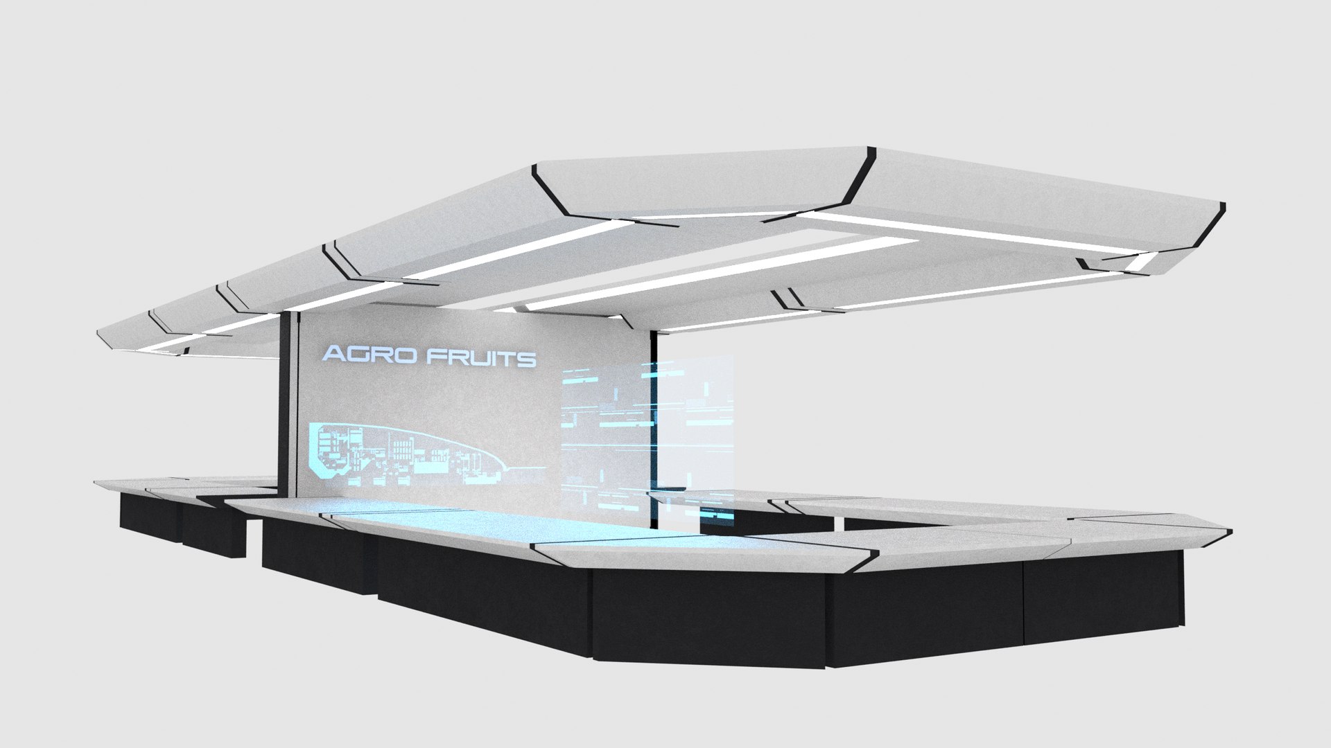 3D Mass Effect Citadel Kiosk Model - TurboSquid 2353012