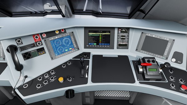 Modelo 3d Locomotora Alc 42 Amtrak Con Interior Turbosquid 1997907