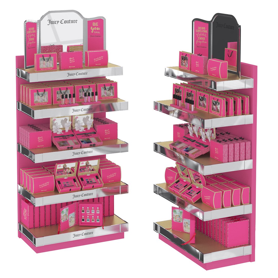 3D Juicy Couture Display 1 Model - TurboSquid 1562649