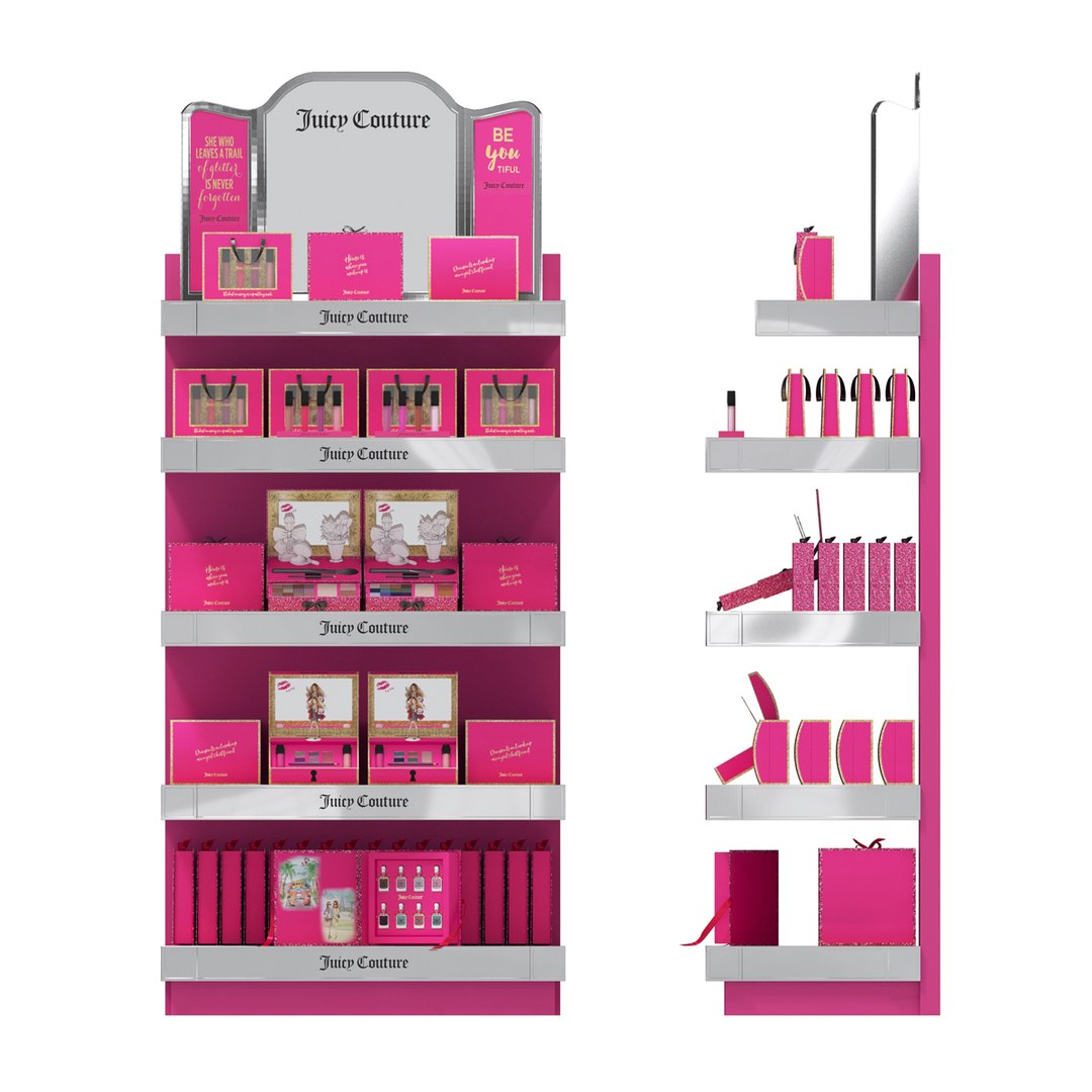3D Juicy Couture Display 1 Model - TurboSquid 1562649