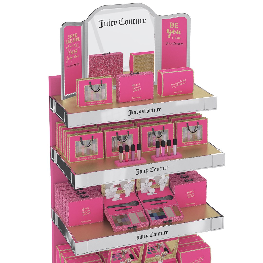 3D Juicy Couture Display 1 Model - TurboSquid 1562649
