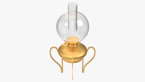 3d model oil lamp