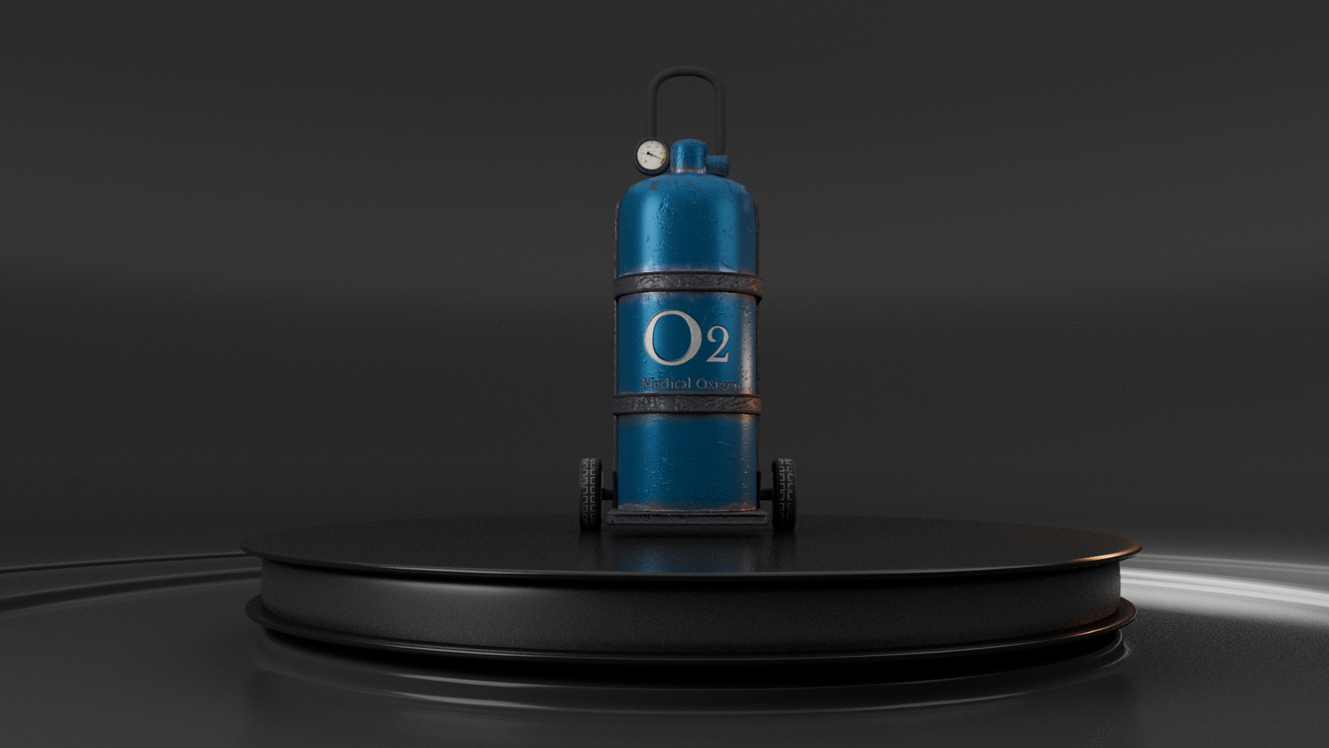 OXIGEN TANK 3D Model - TurboSquid 2156176