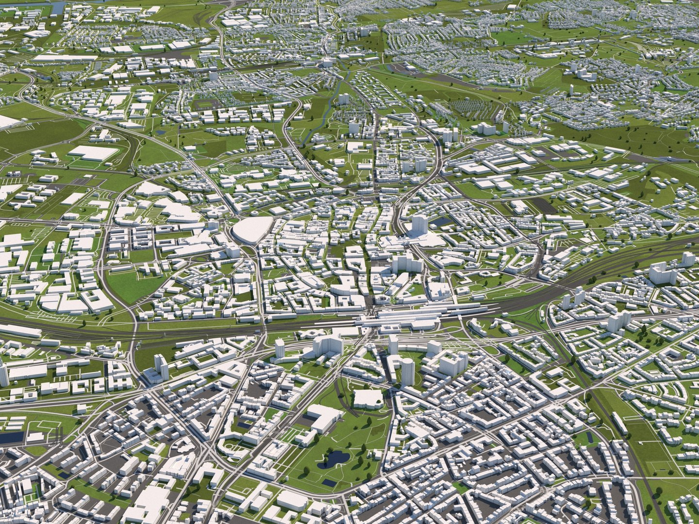 3D Model Buildings Houses Maps - TurboSquid 1453196