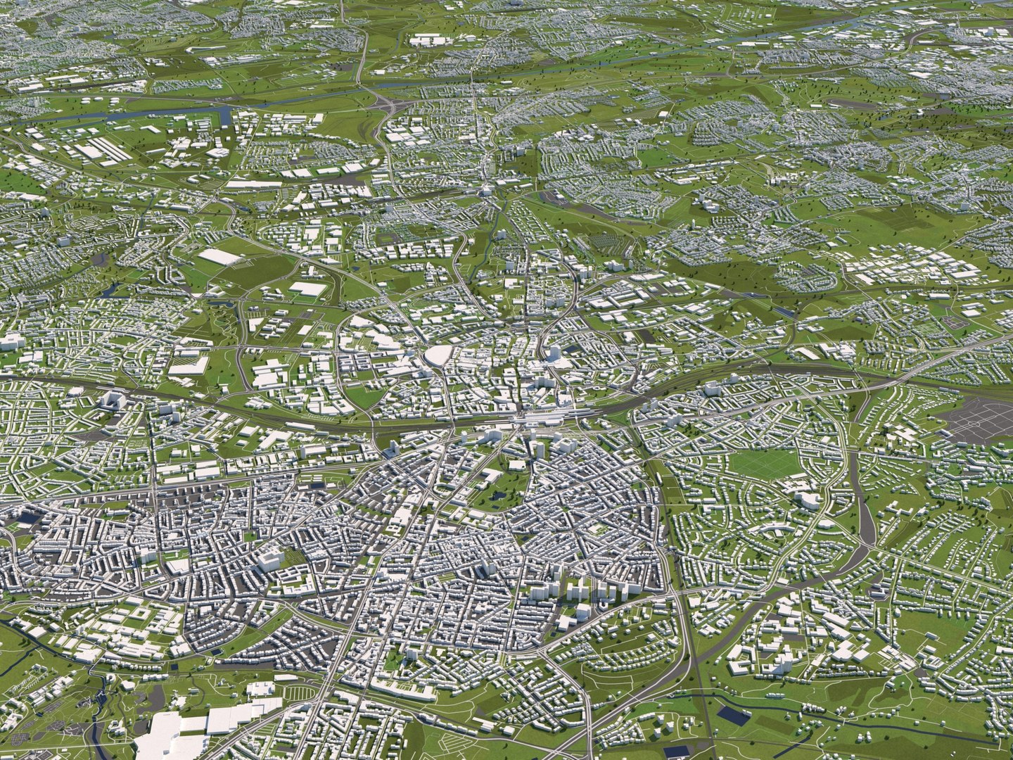 3D Model Buildings Houses Maps - TurboSquid 1453196