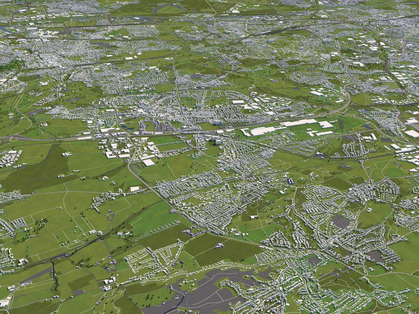 3D Model Buildings Houses Maps - TurboSquid 1453196