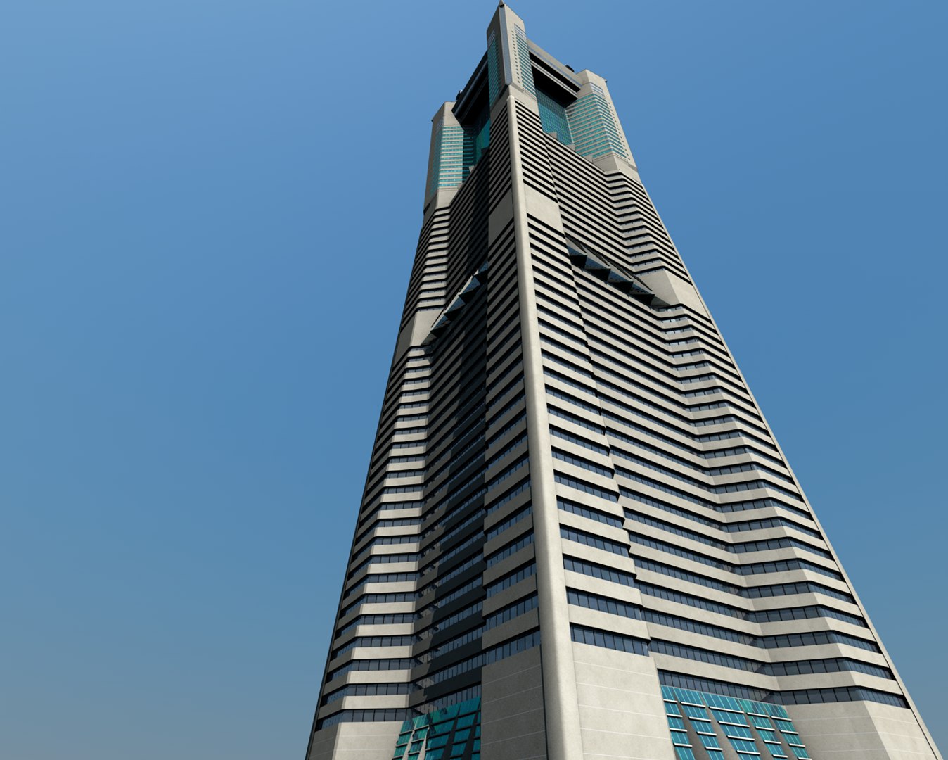 c4d landmark tower yokohama