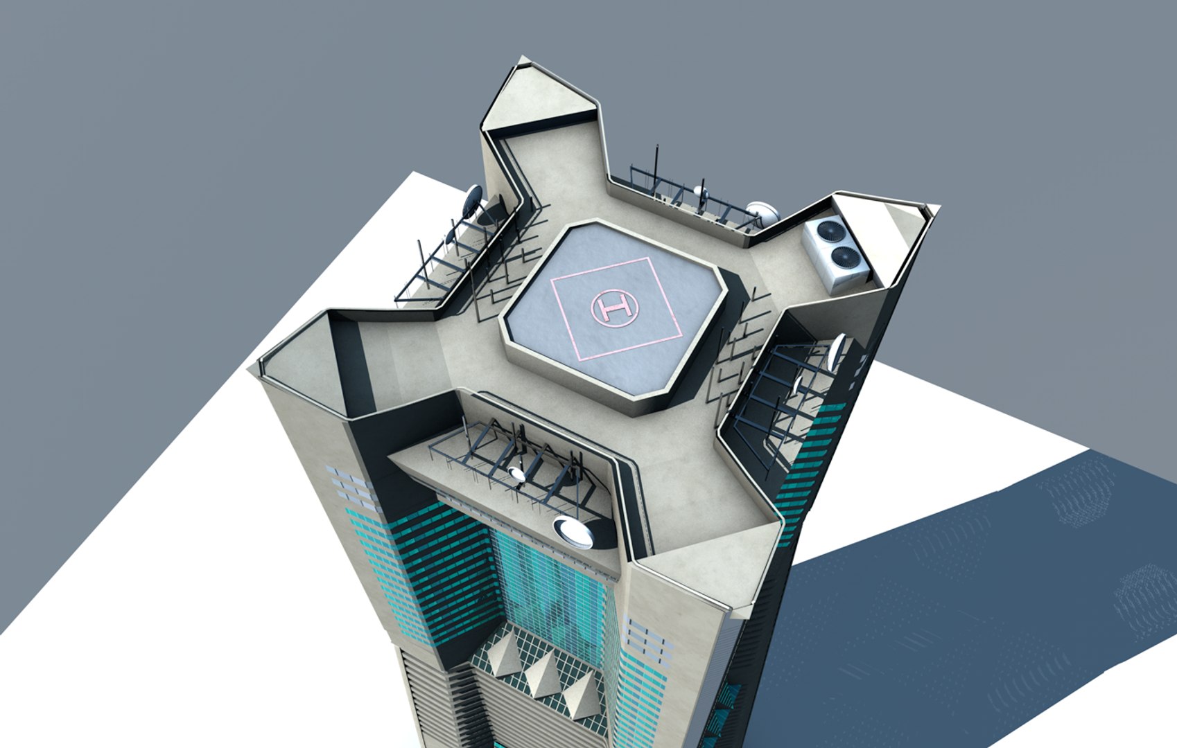 c4d landmark tower yokohama