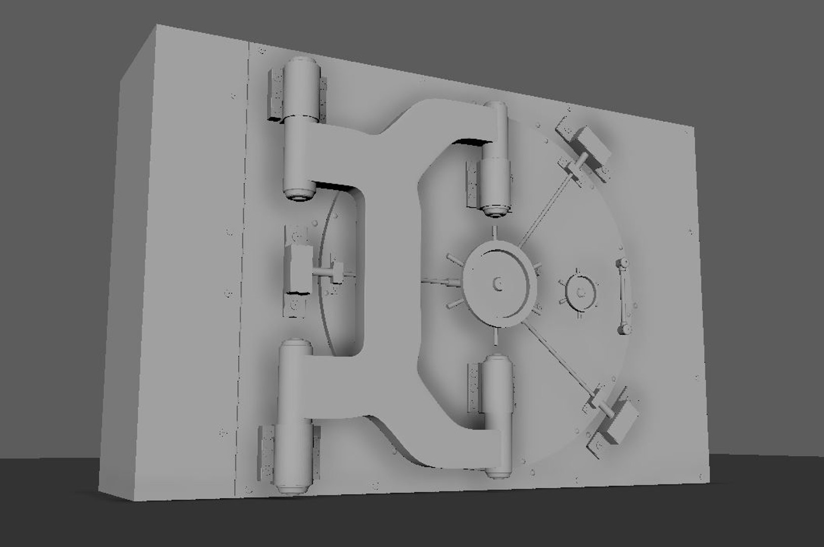 Bank Vault Model - TurboSquid 1512598