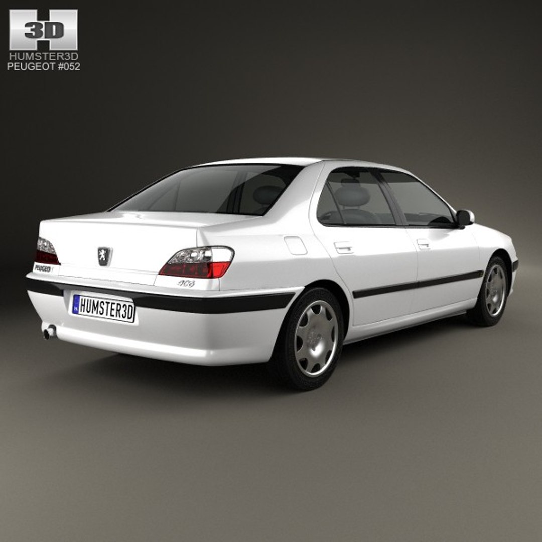 Peugeot 406 1995 3d Model