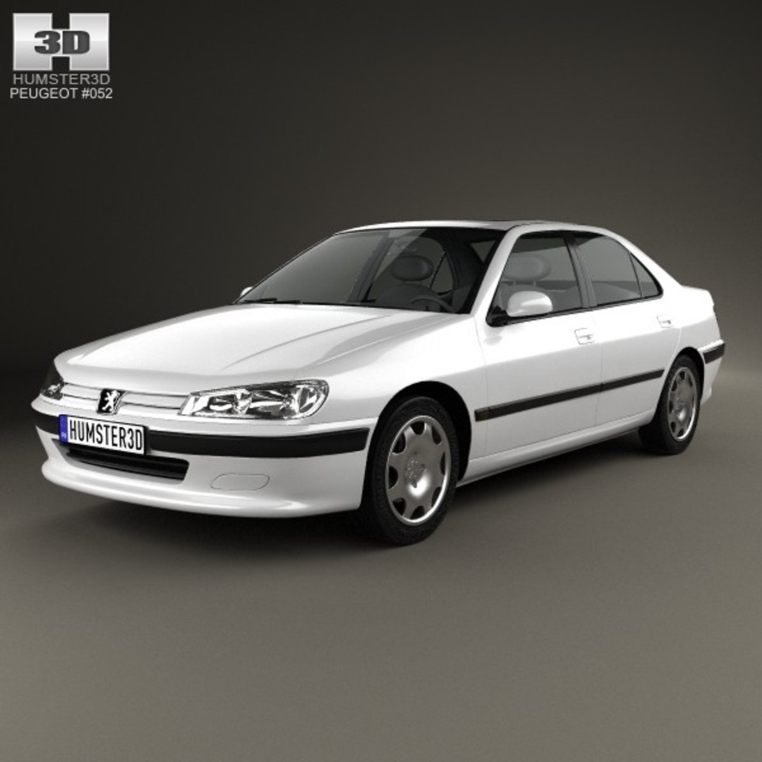 Peugeot 406 1995 3d Model