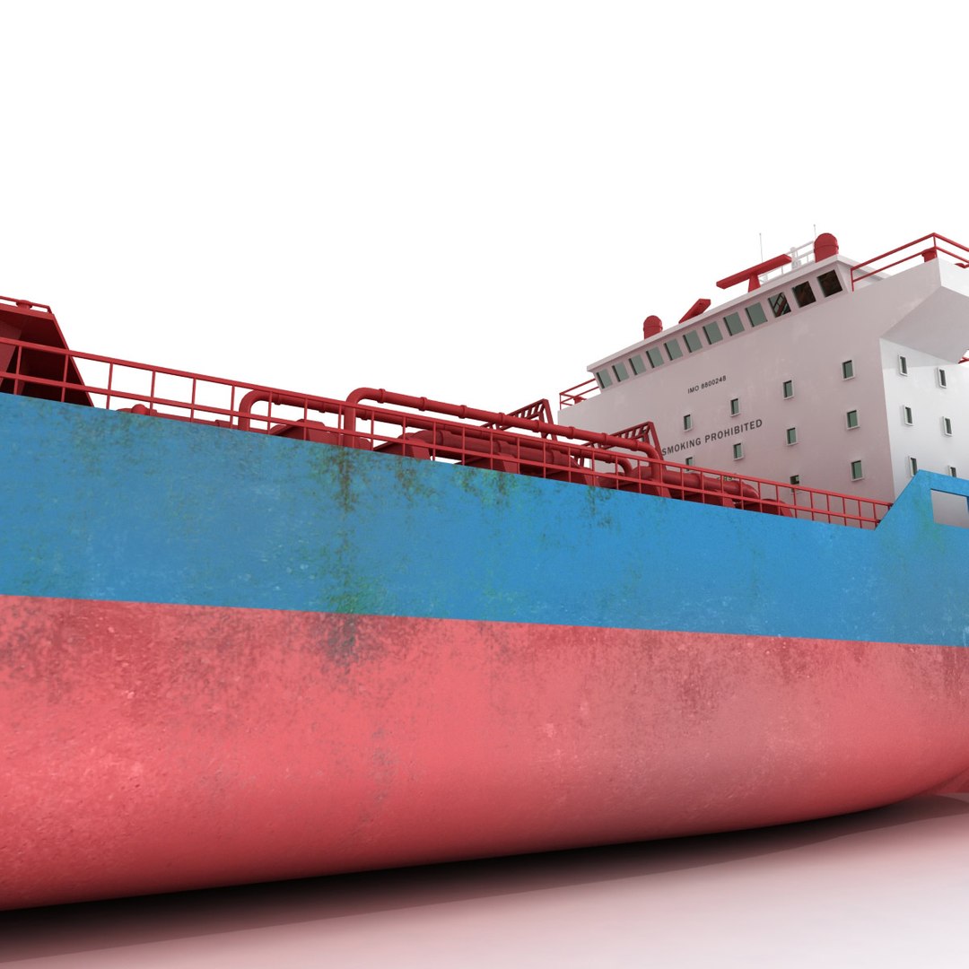 3d Ship Cargo Oil Tanker