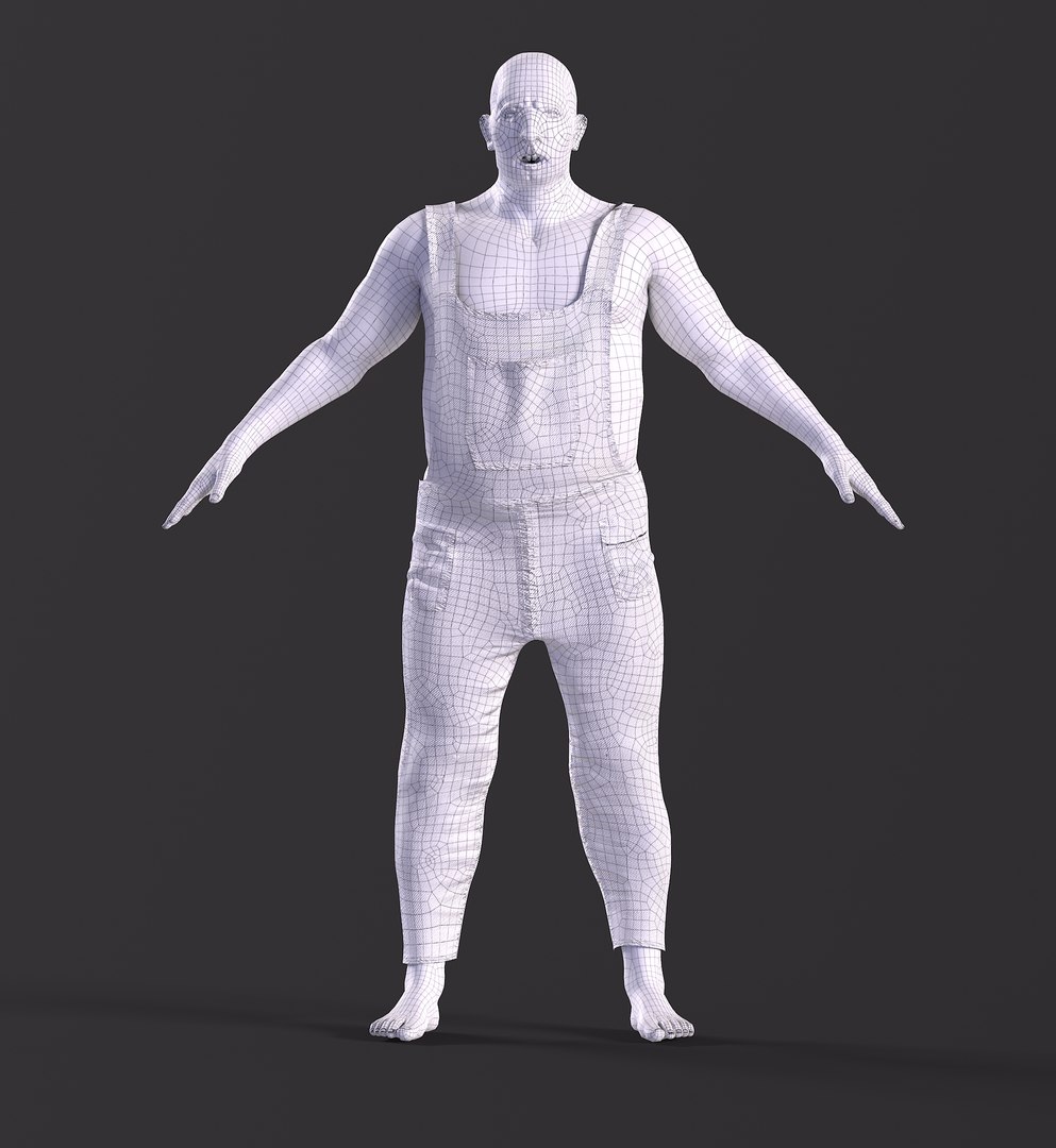 3D Game Character Village Fool - TurboSquid 2018500