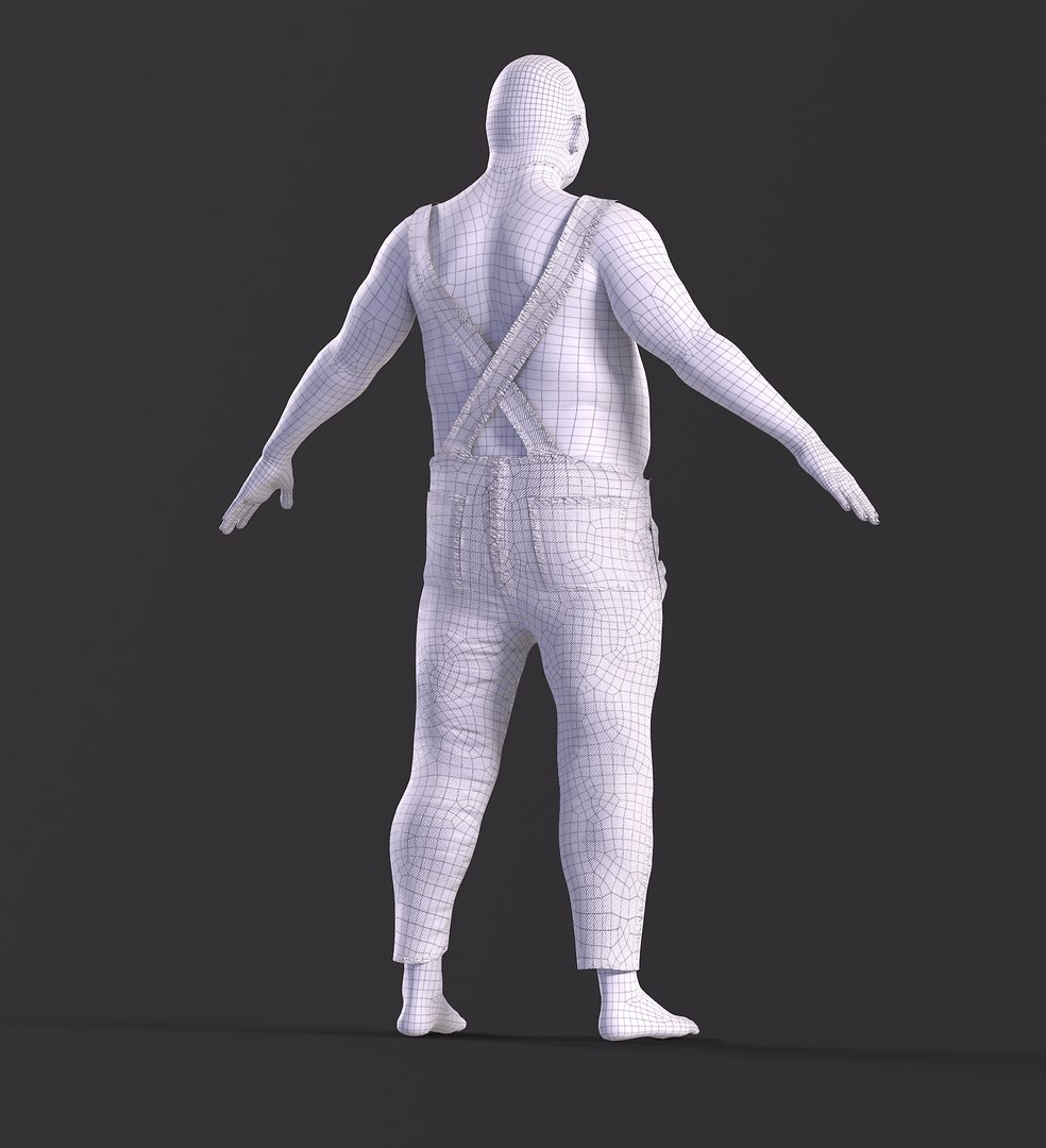 3D Game Character Village Fool - TurboSquid 2018500