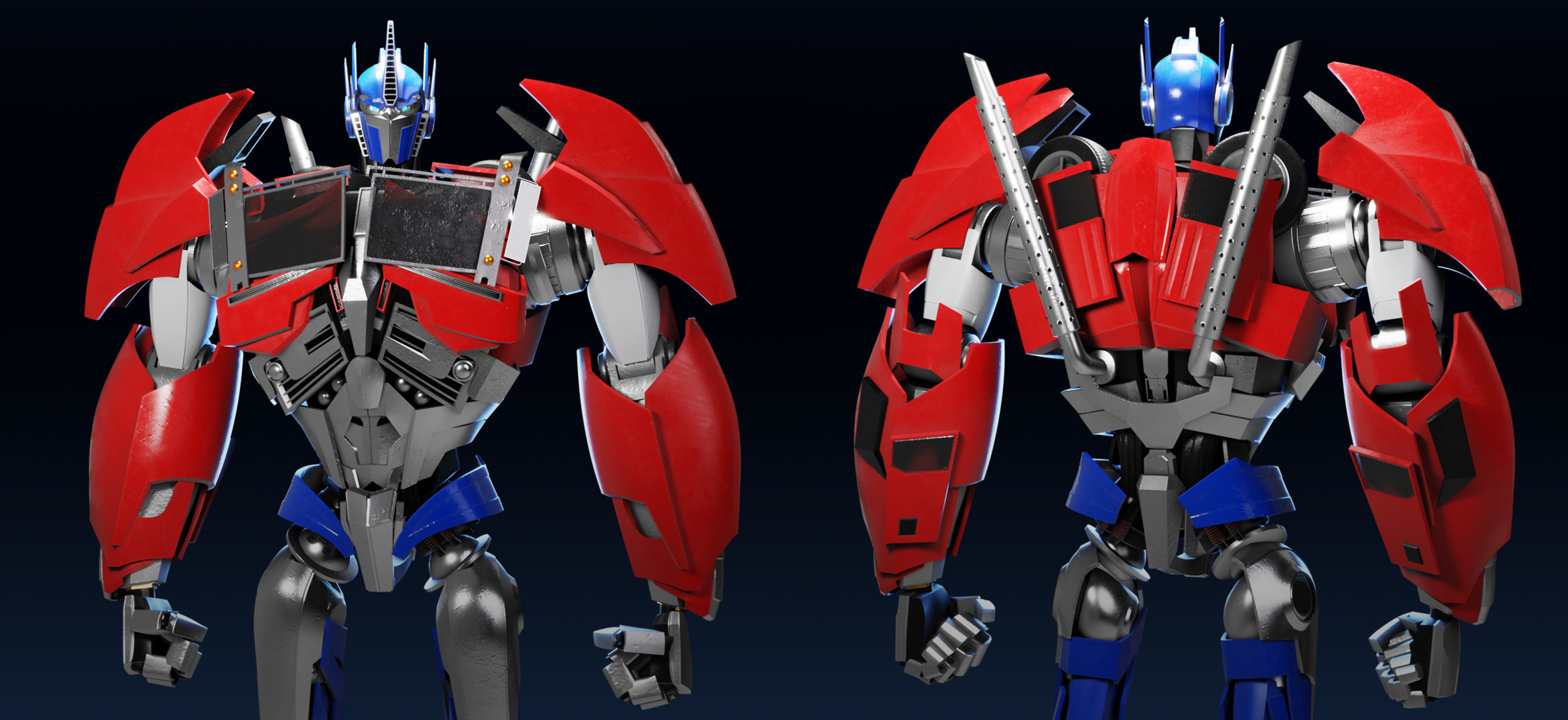Optimus Prime Transformers Prime 3D model - TurboSquid 1802999
