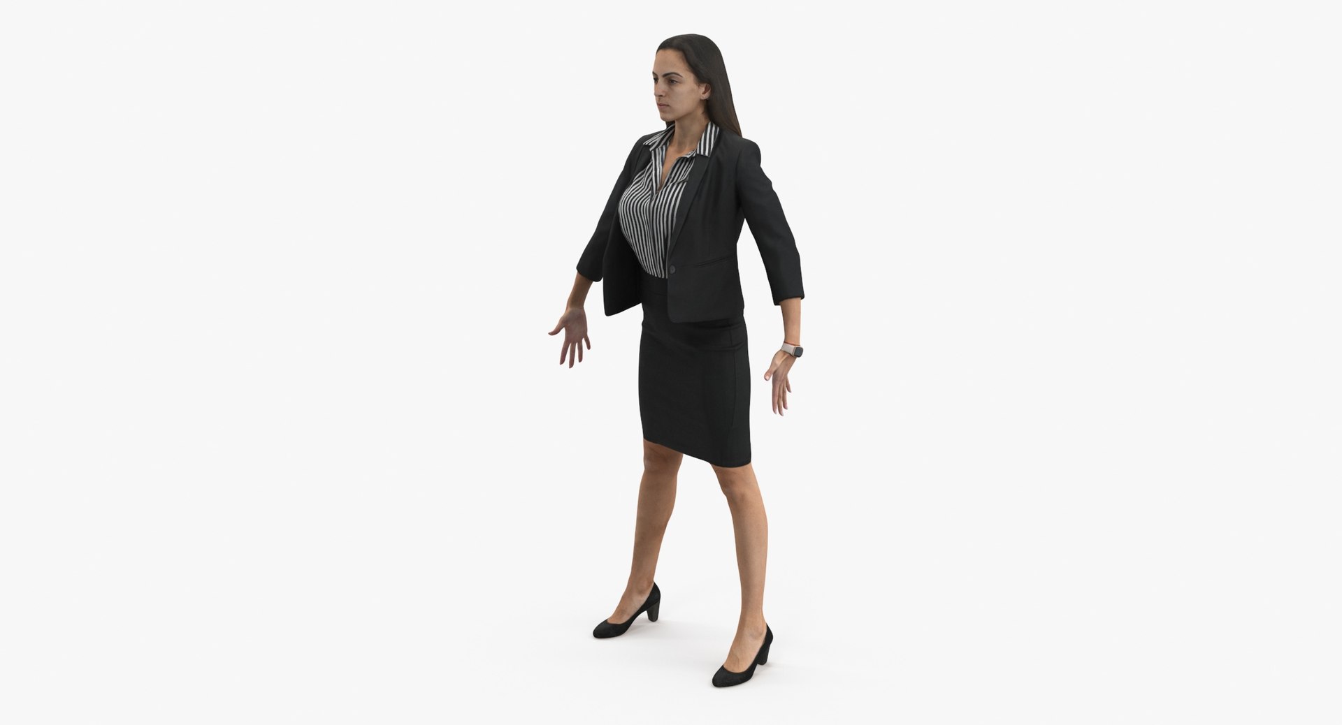 Desiree Business A Pose 3D model - TurboSquid 1982798