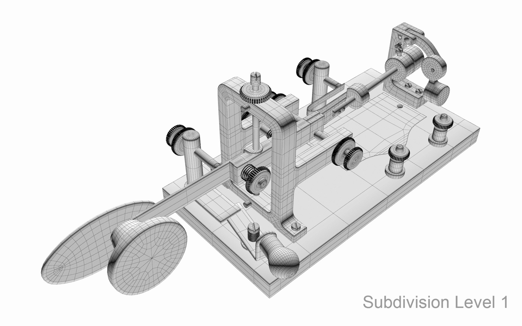3D Model Telegraph Key Vibroplex Bug - TurboSquid 2299643