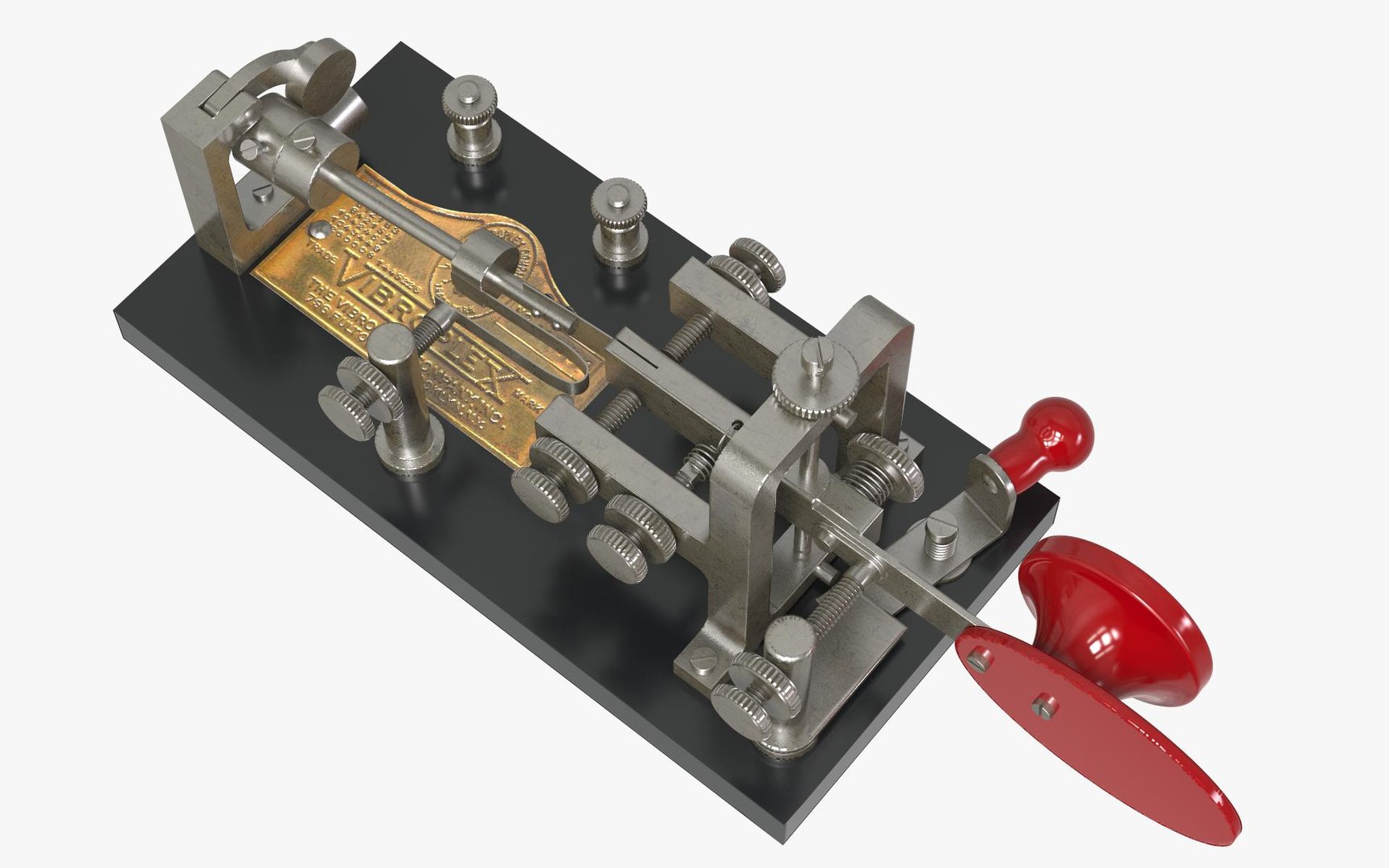 3D Model Telegraph Key Vibroplex Bug - TurboSquid 2299643