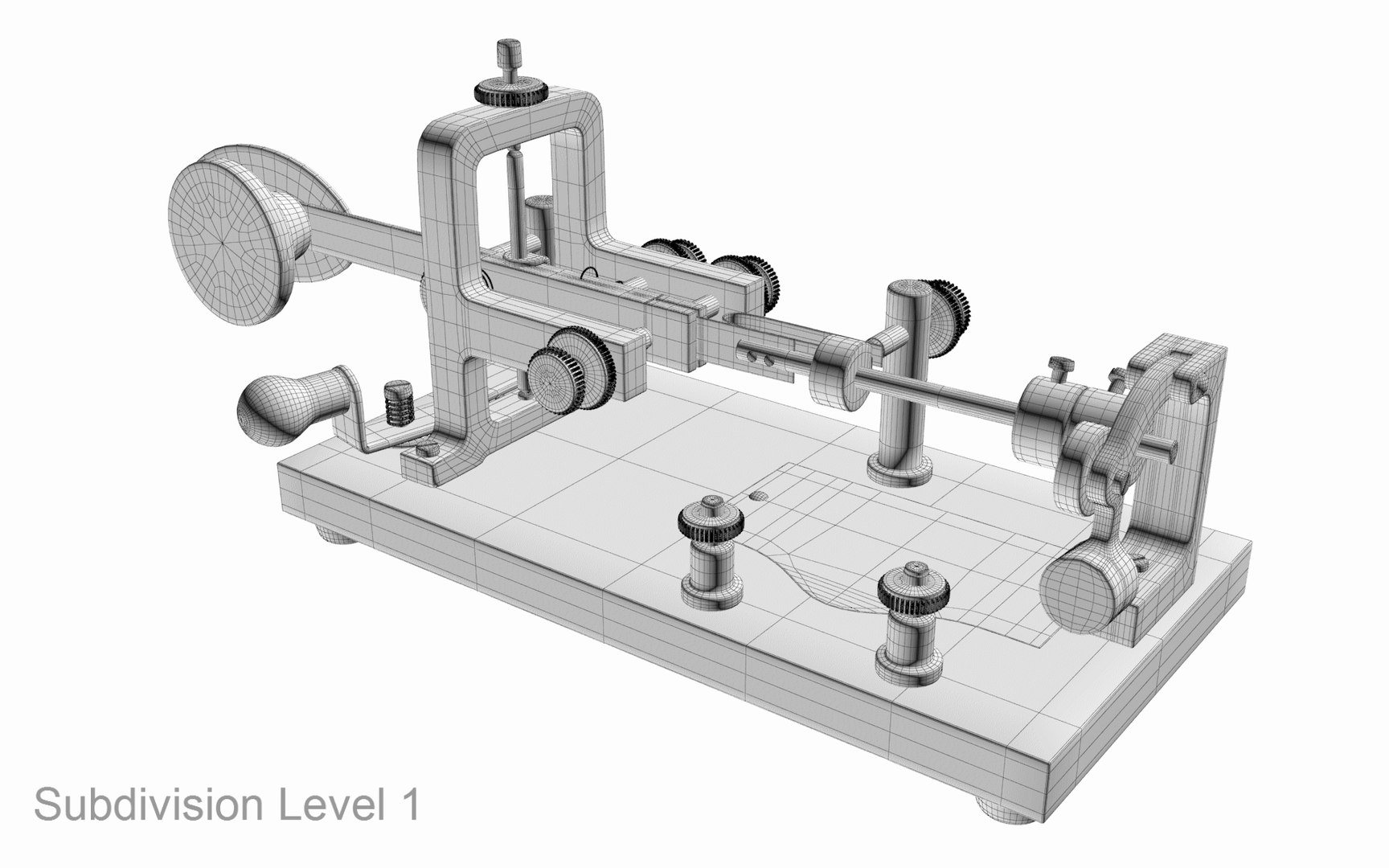 3D Model Telegraph Key Vibroplex Bug - TurboSquid 2299643