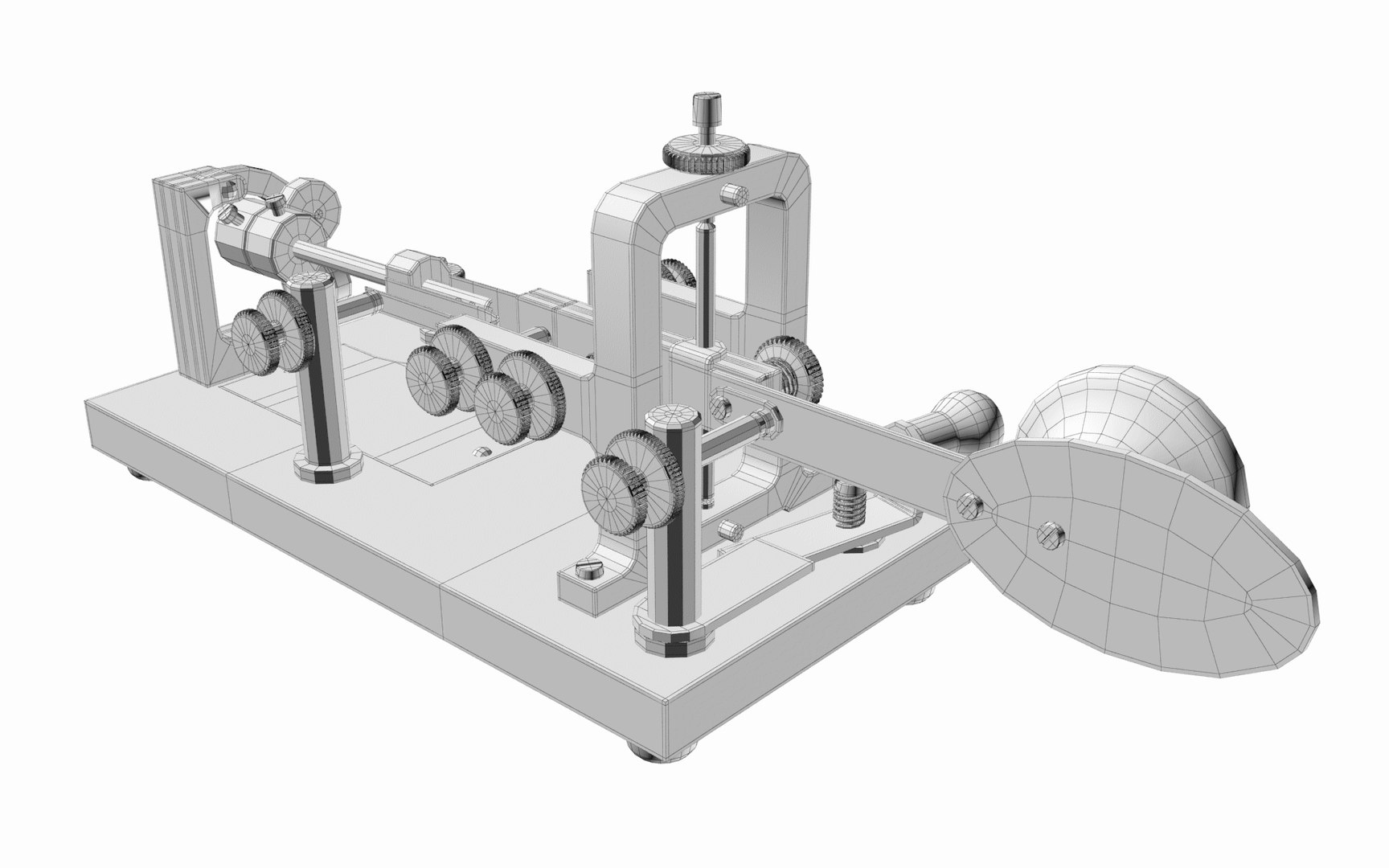 3D Model Telegraph Key Vibroplex Bug - TurboSquid 2299643