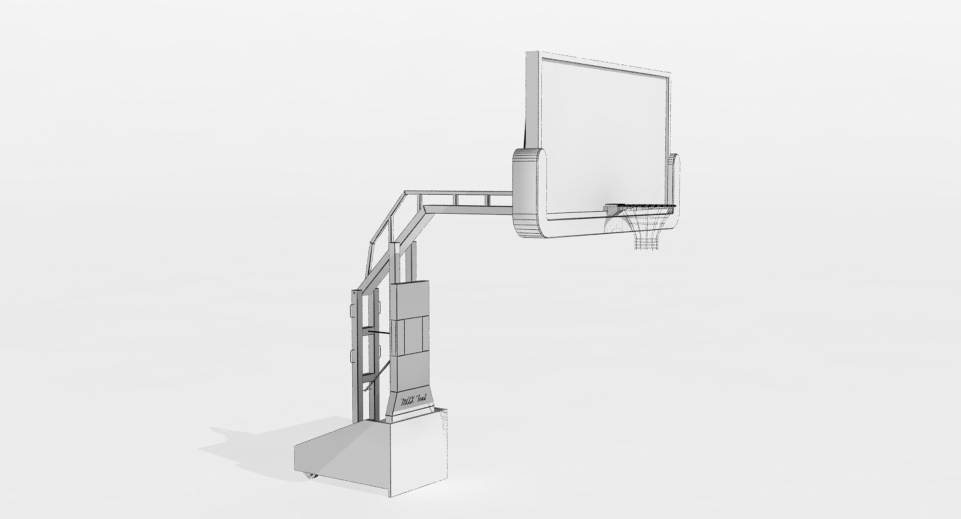 3D Model Basketball Stand - TurboSquid 1426427