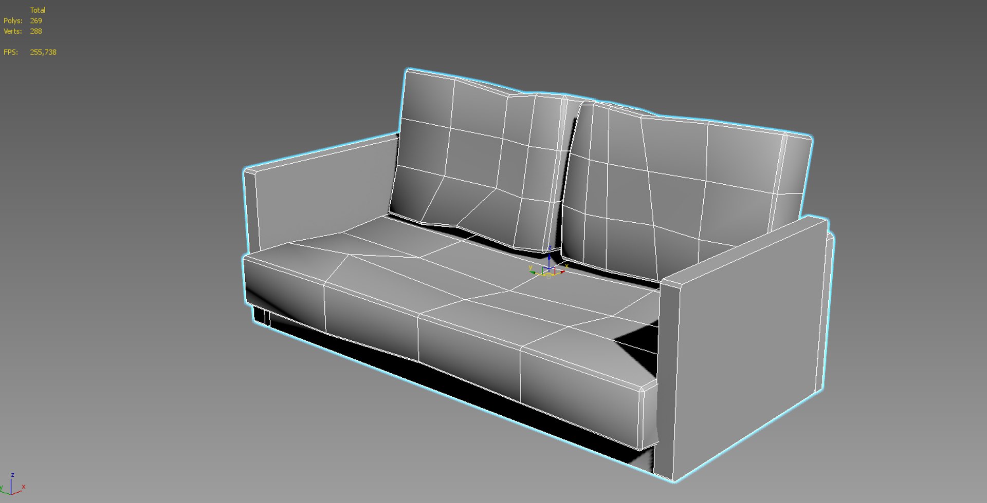 3d sofa games unity model