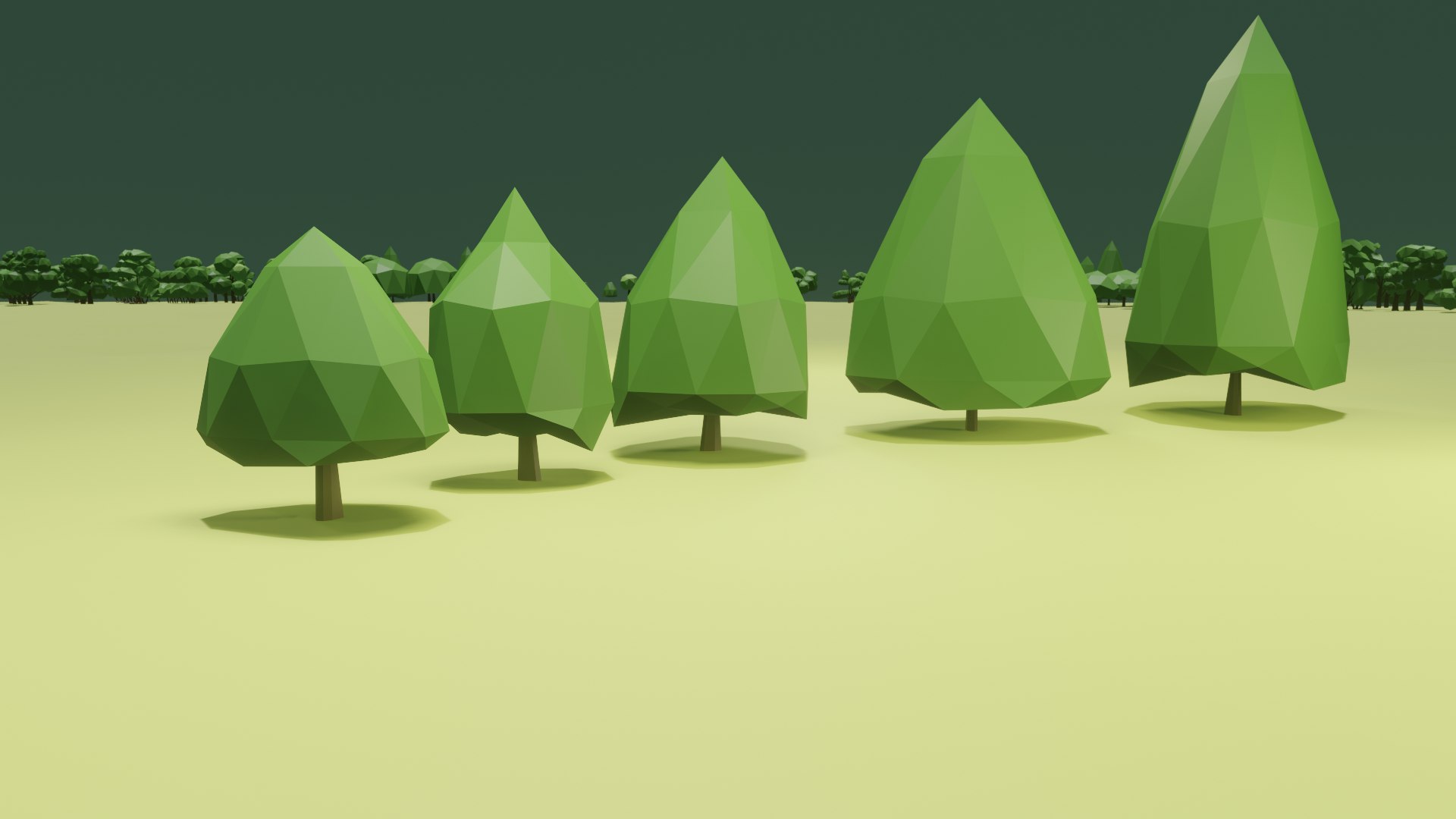 Low Poly Tree Pack 3D Model - TurboSquid 1944594
