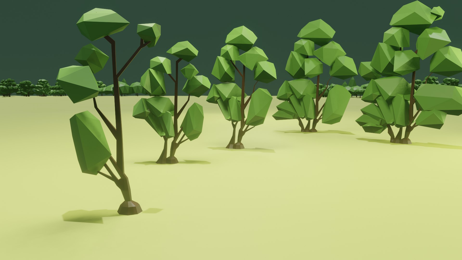 Low Poly Tree Pack 3D Model - TurboSquid 1944594