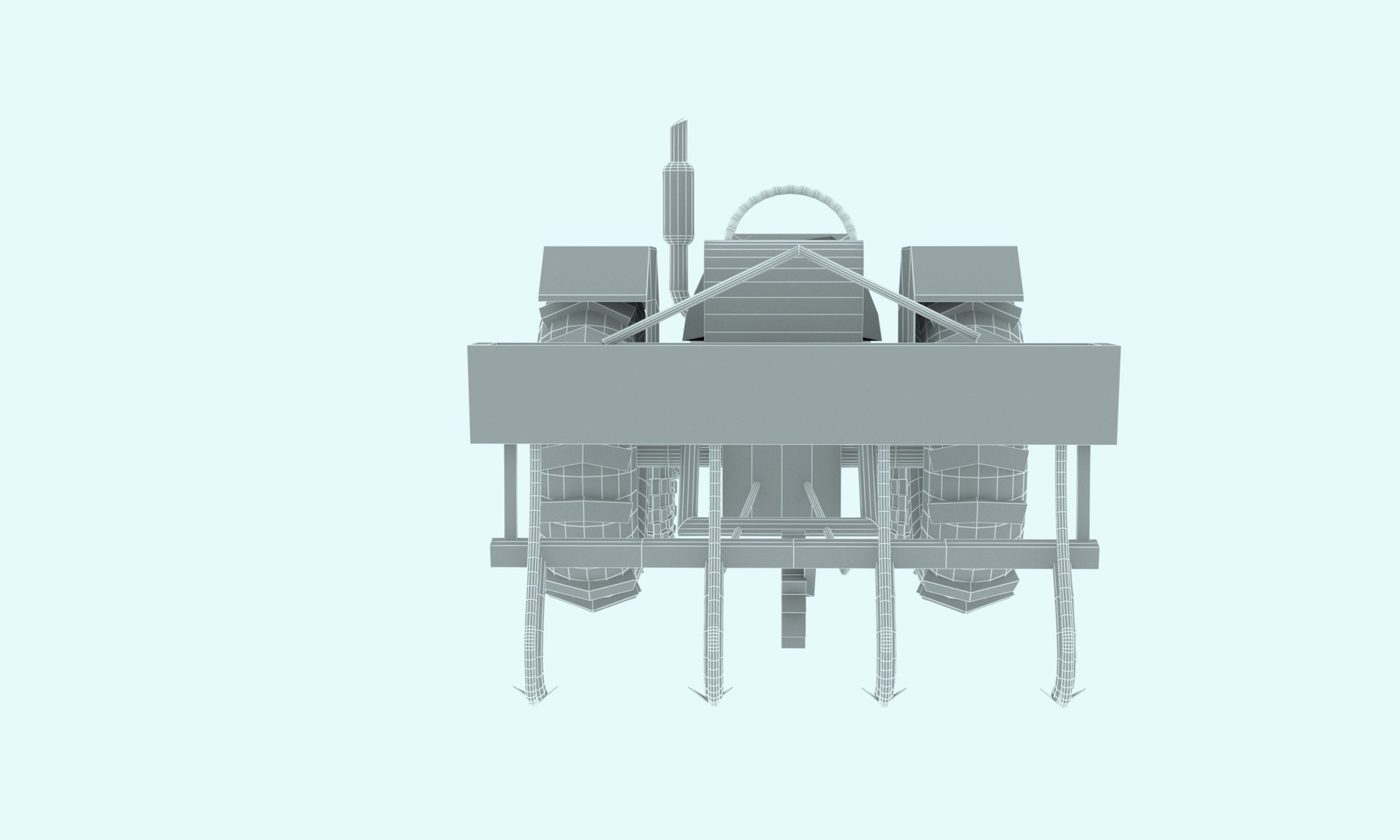 Tractor For Seeder Model - TurboSquid 2162173