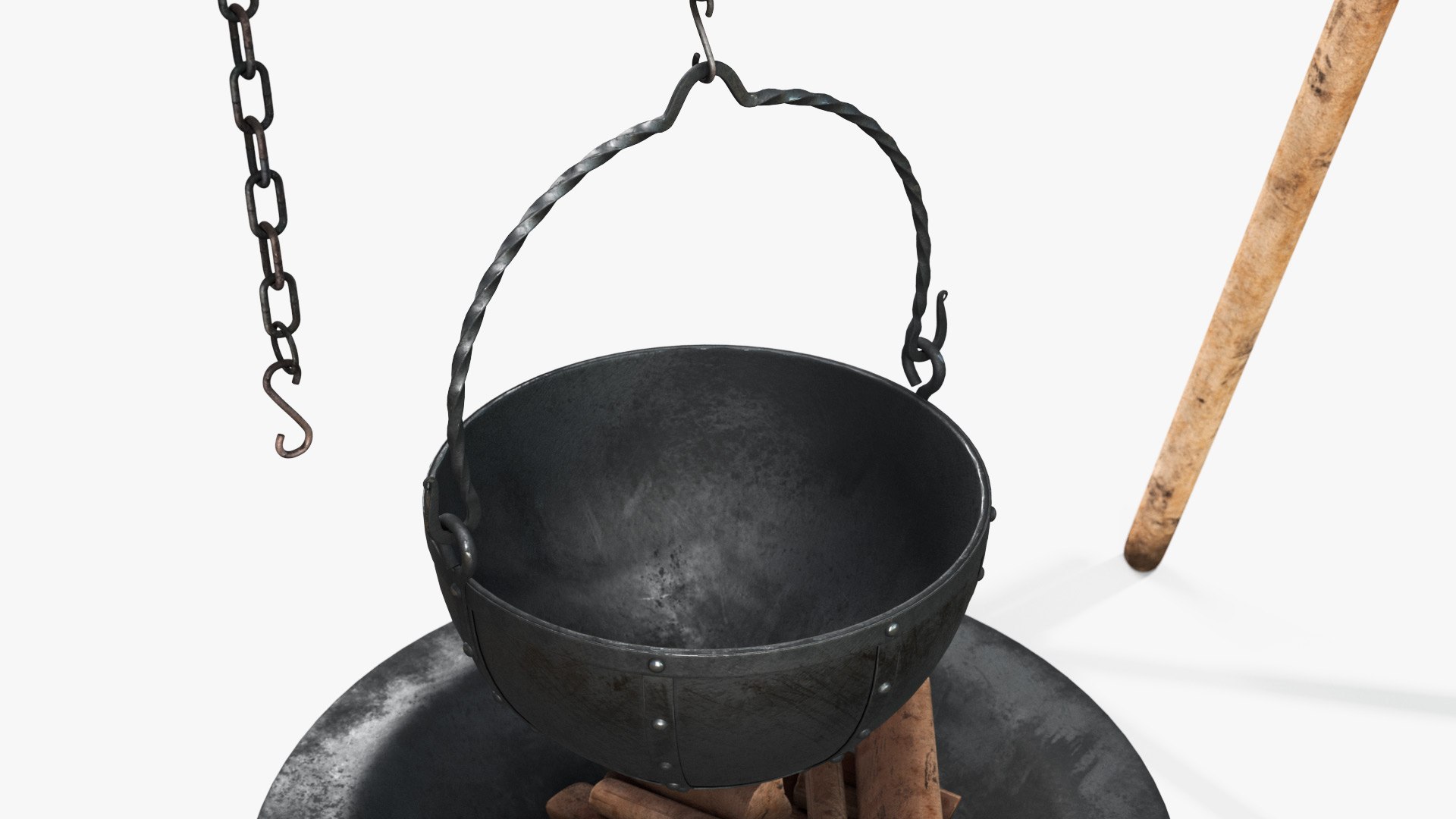 Medieval Cauldron 8K PBR Textures 3D Model - TurboSquid 2016316