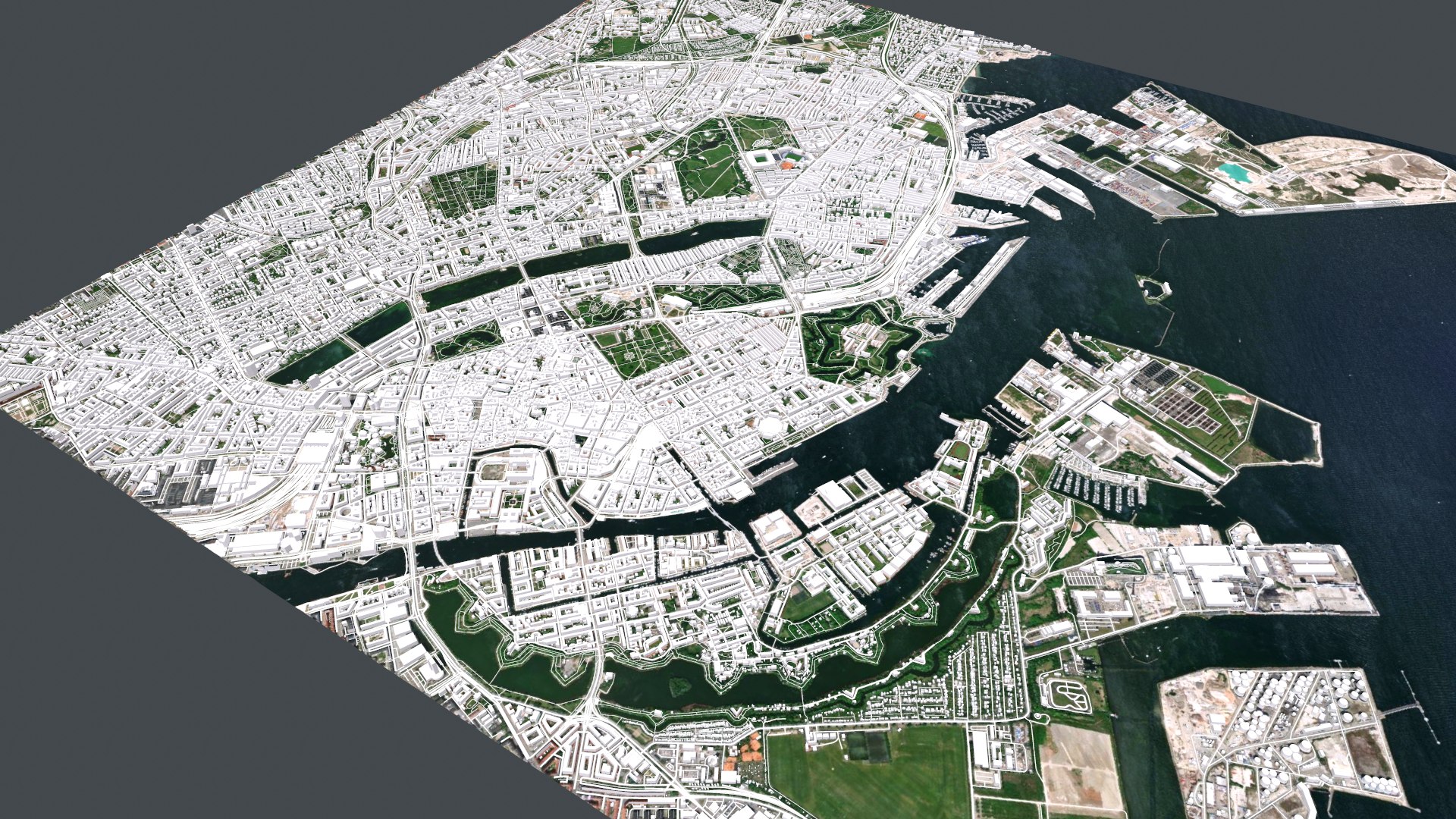 Cityscape Copenhagen Denmark 3D Model - TurboSquid 1849673