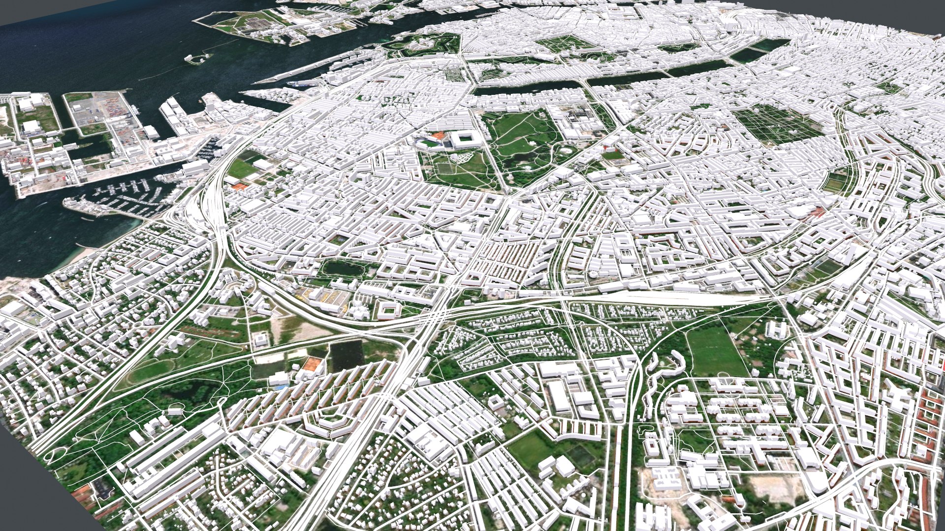 Cityscape Copenhagen Denmark 3D Model - TurboSquid 1849673