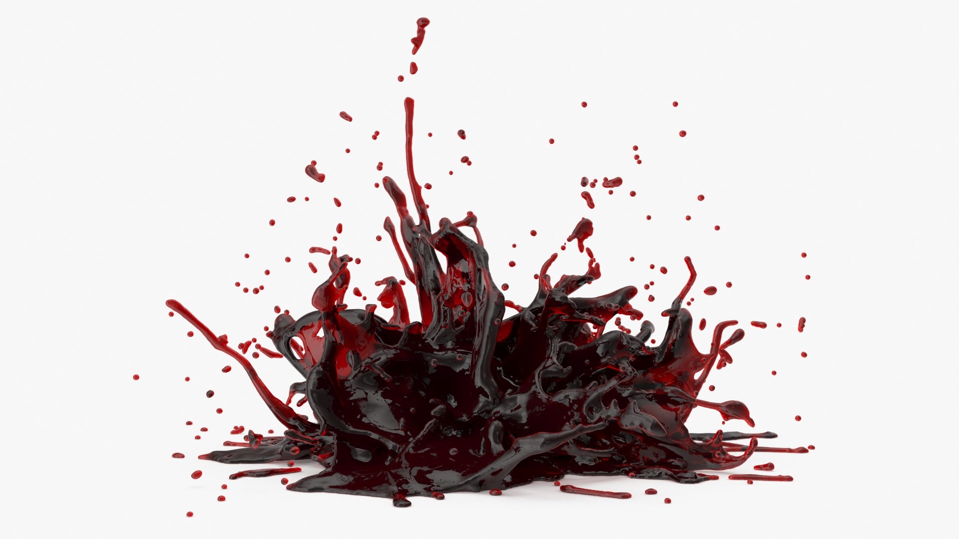 3D Blood Splash 19 - TurboSquid 1874183