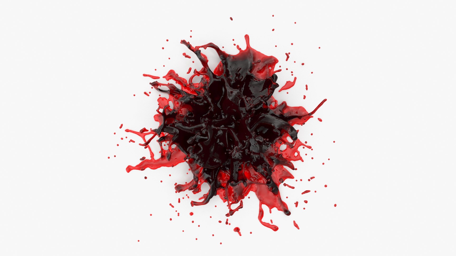 3D Blood Splash 19 - TurboSquid 1874183