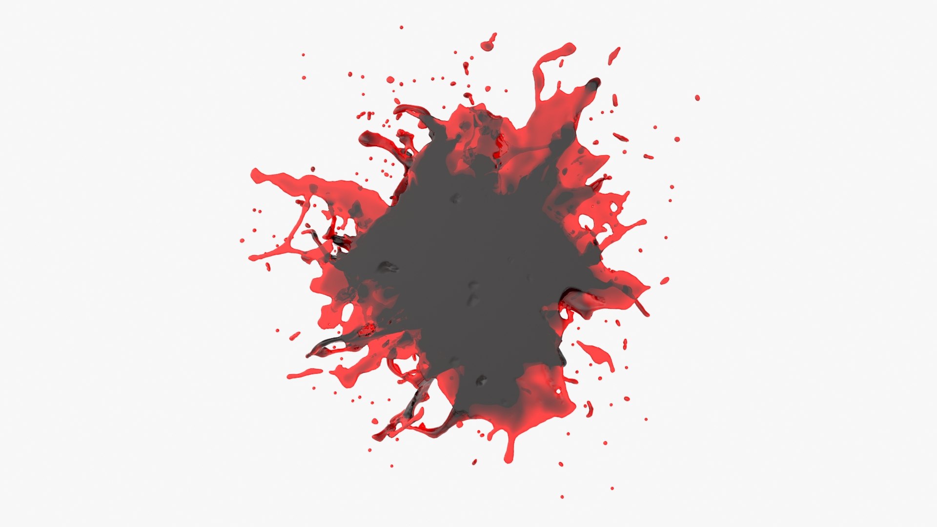 3D Blood Splash 19 - TurboSquid 1874183