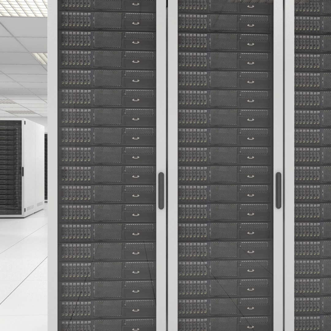 3d Server Room Model