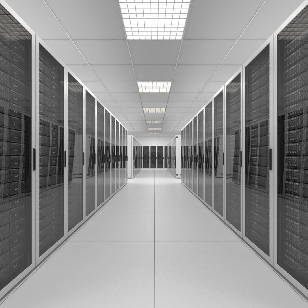 3d Server Room Model
