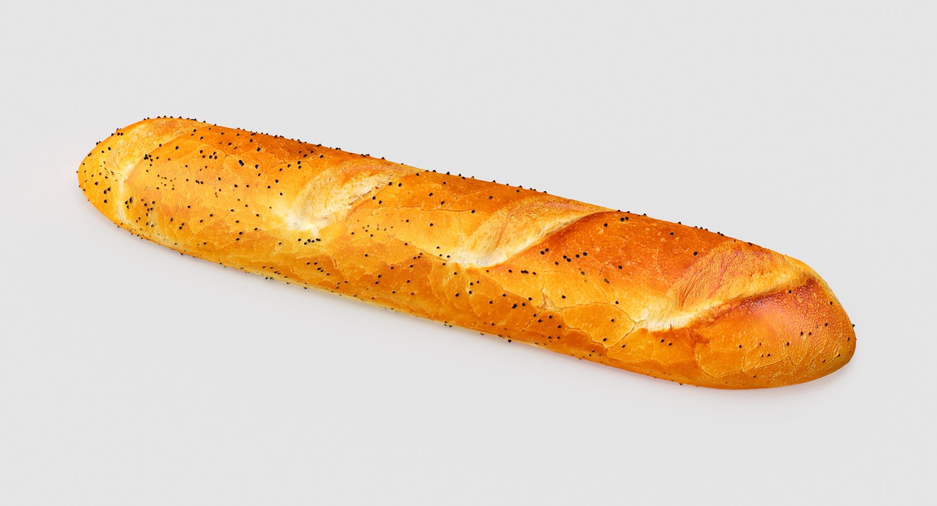 3d Bread Long