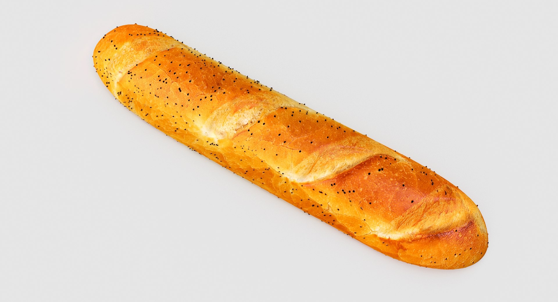3d Bread Long