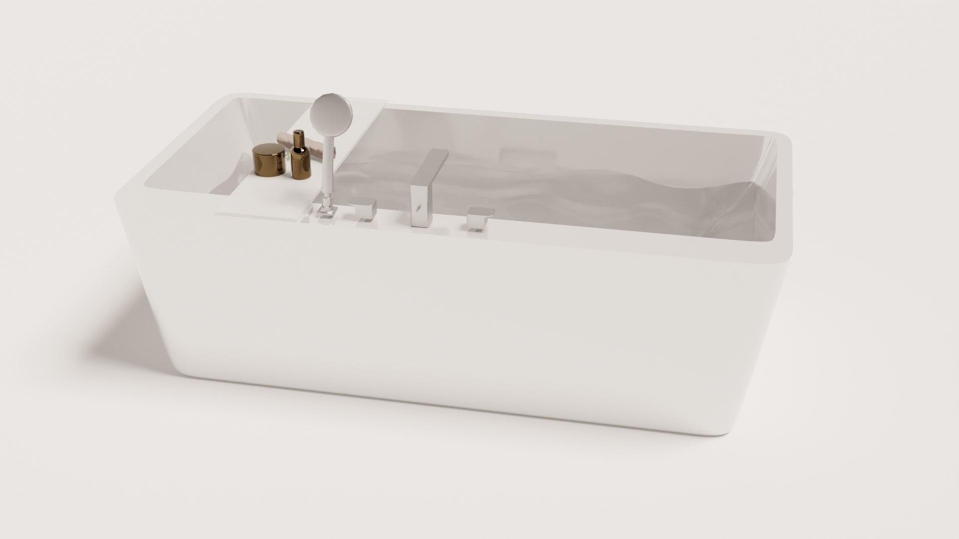 BathTub Low Poly 3D Model - TurboSquid 2257691