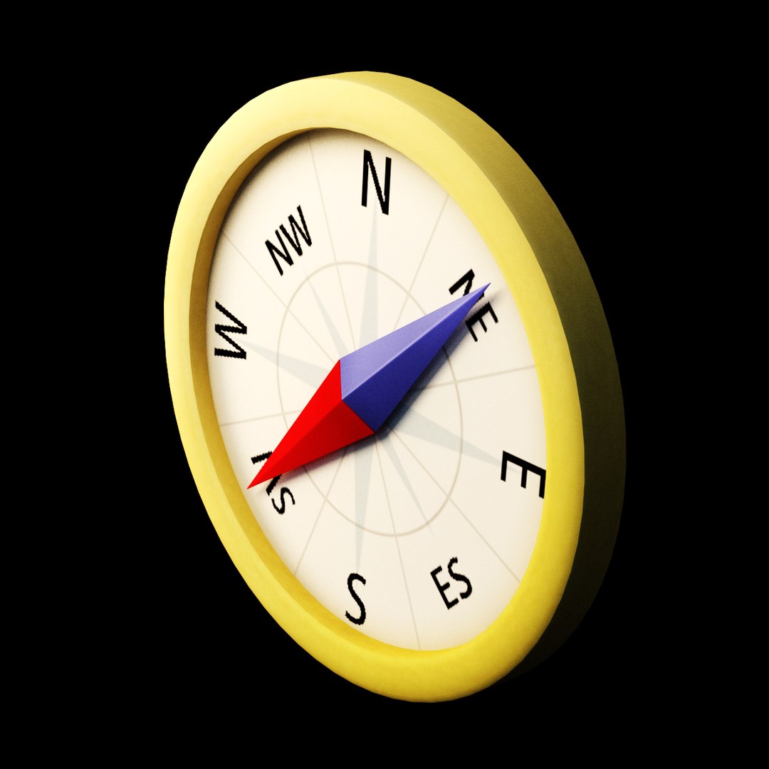 3D Compass - TurboSquid 1400454