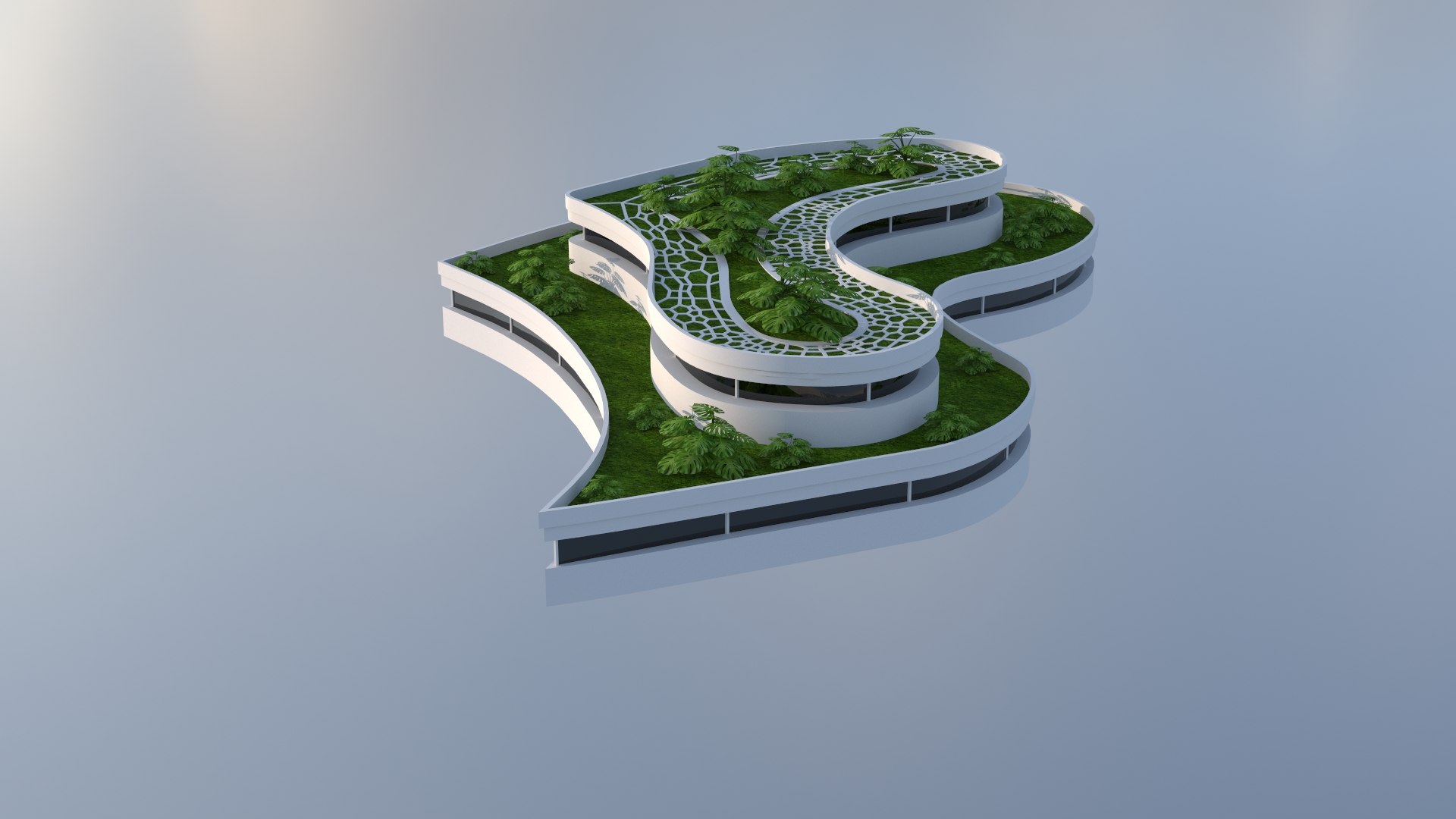 Sci-Fi Futuristic Building Concept 22 Model - TurboSquid 2301918
