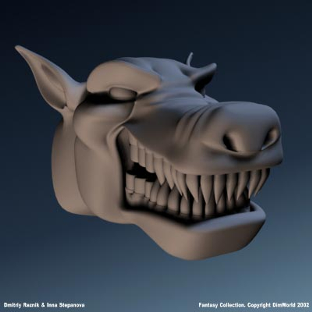 maya fantasy character werewolf