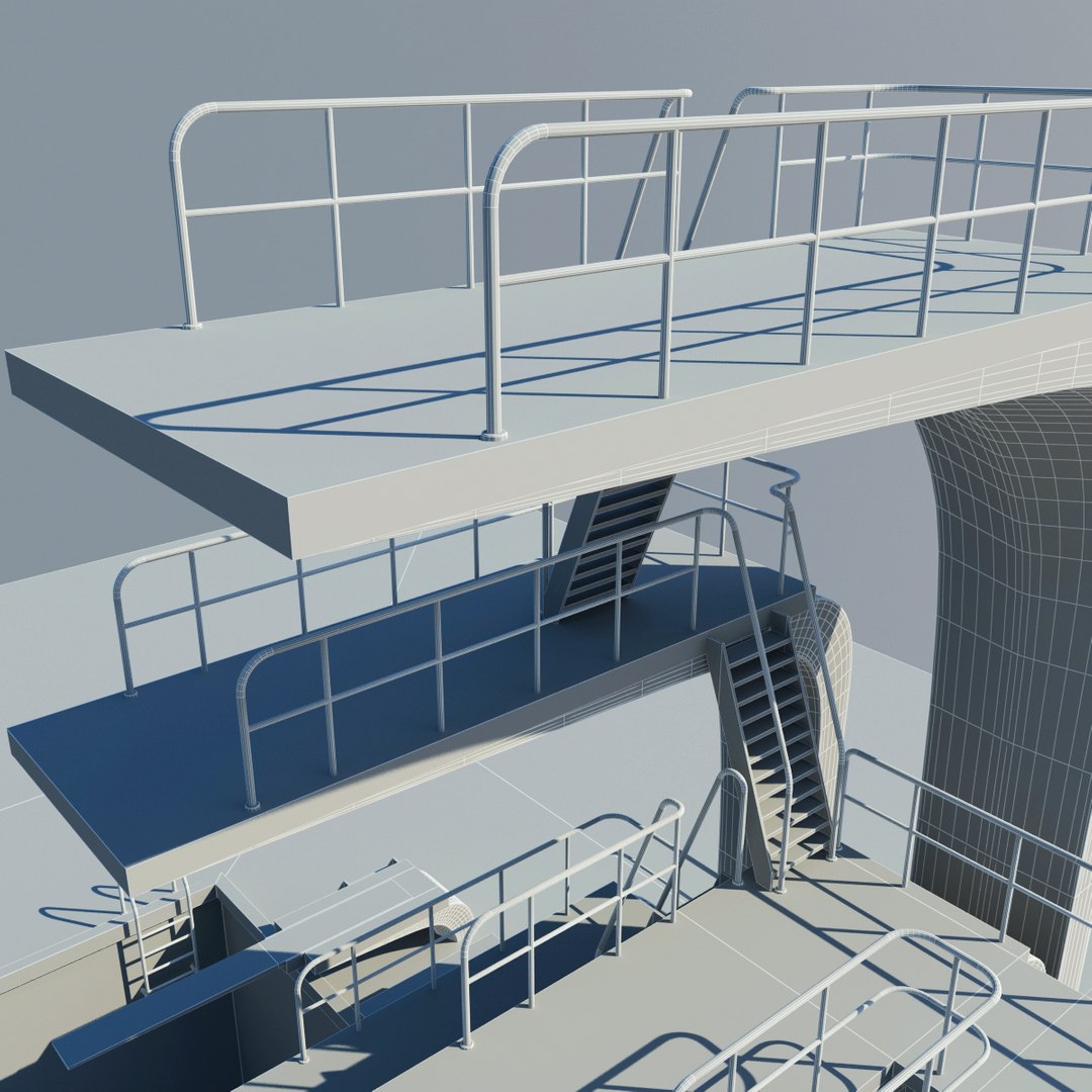 3d Max Swimming Pool Diving