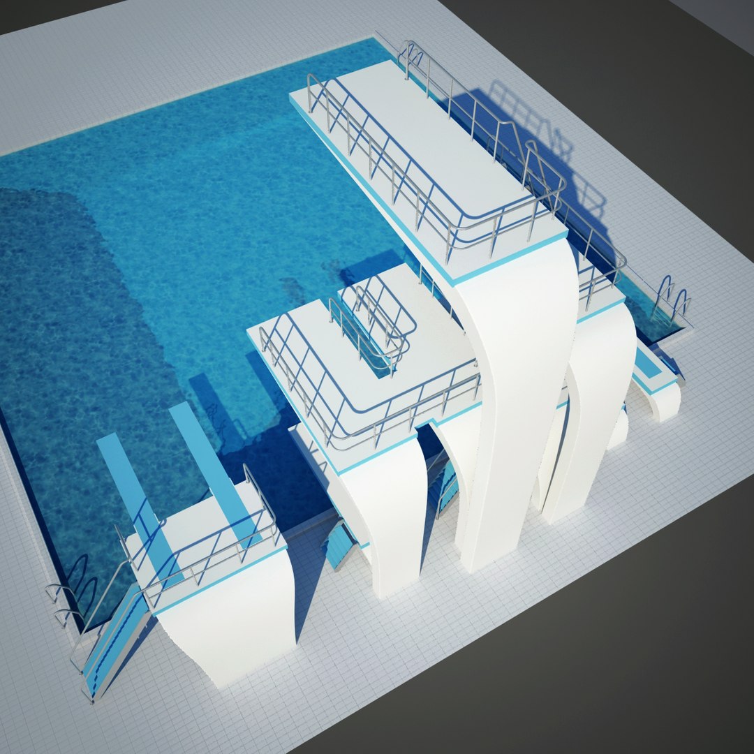 3d Max Swimming Pool Diving