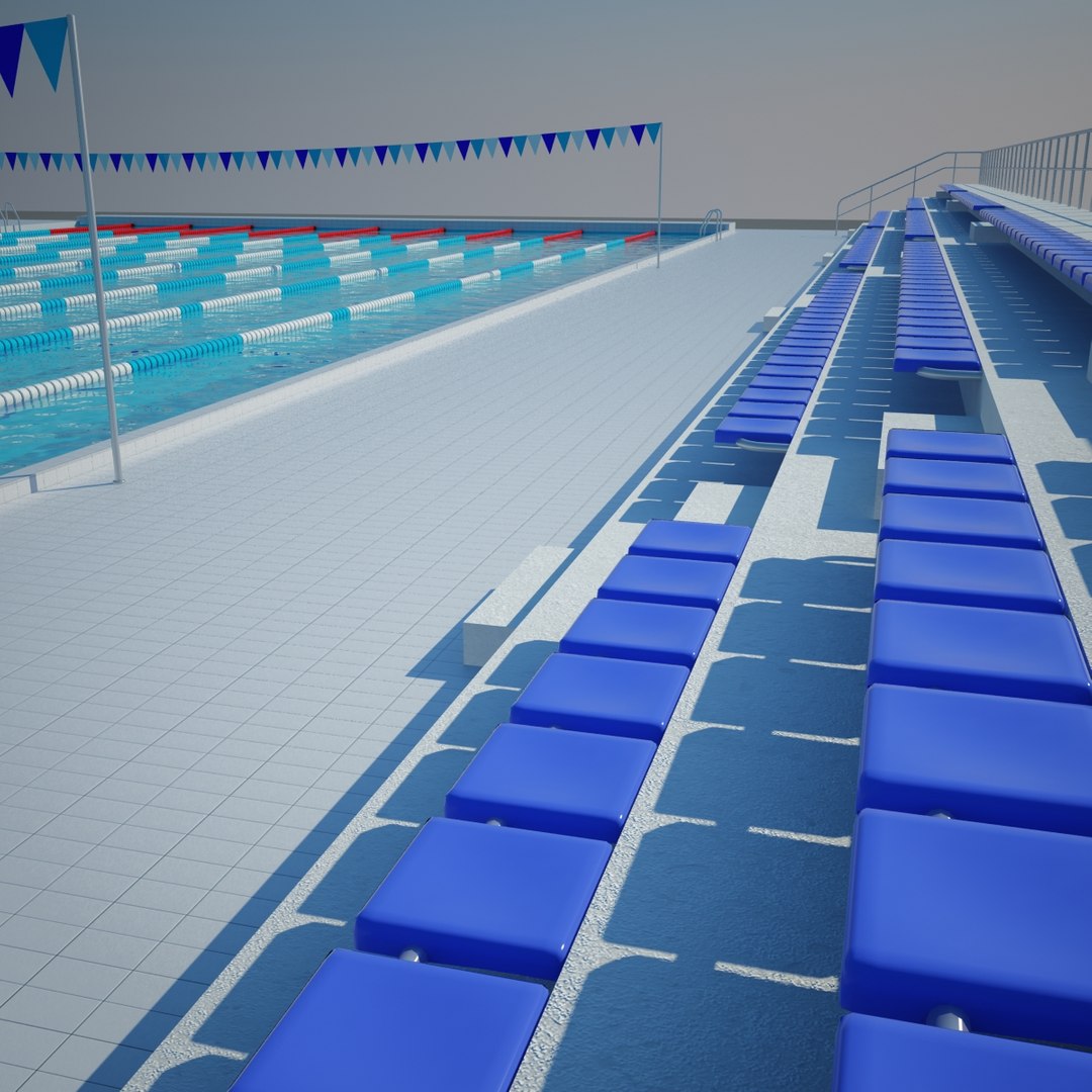 3d Max Swimming Pool Diving