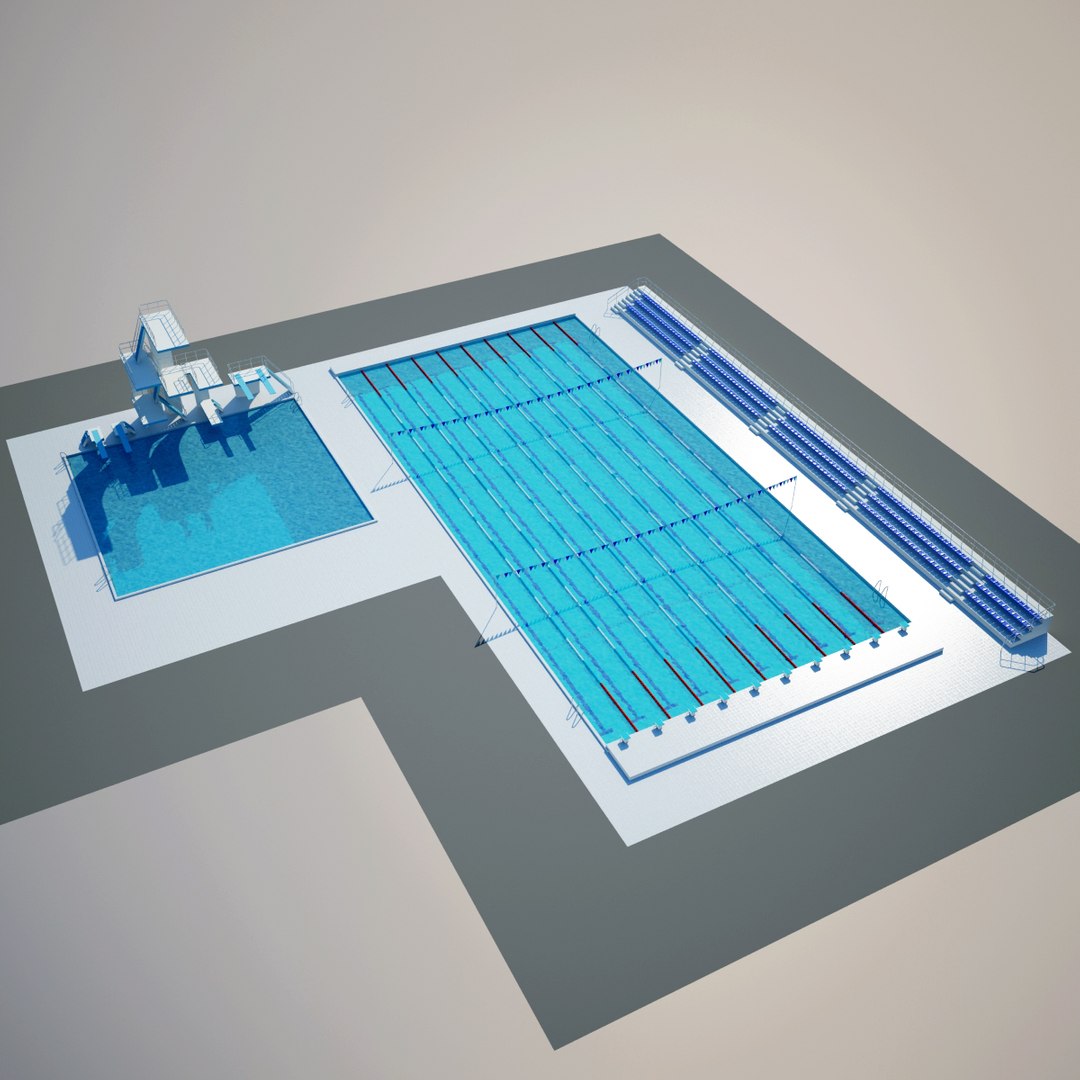 3d Max Swimming Pool Diving