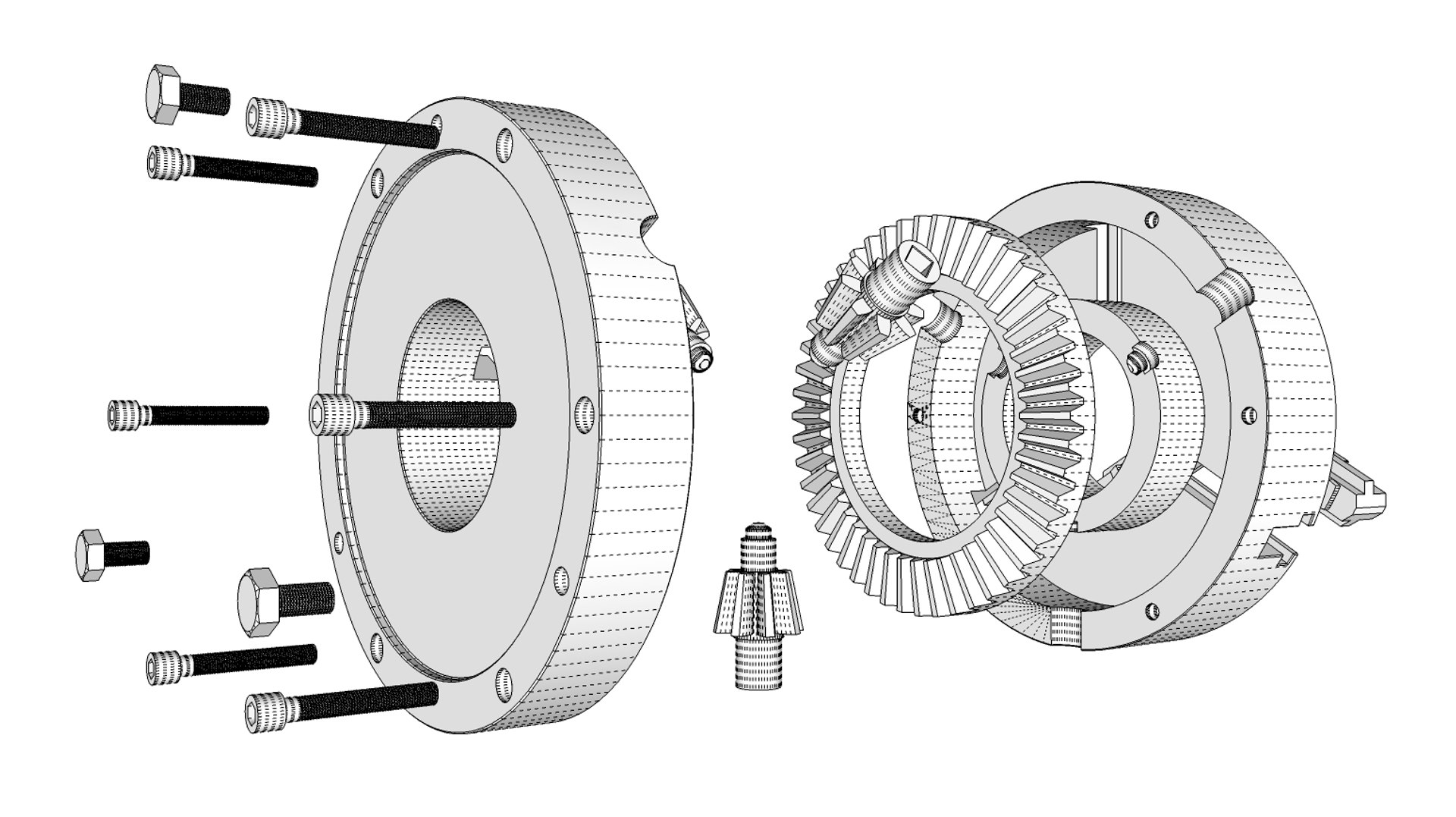3D Lathe Chuck Model - TurboSquid 1363582